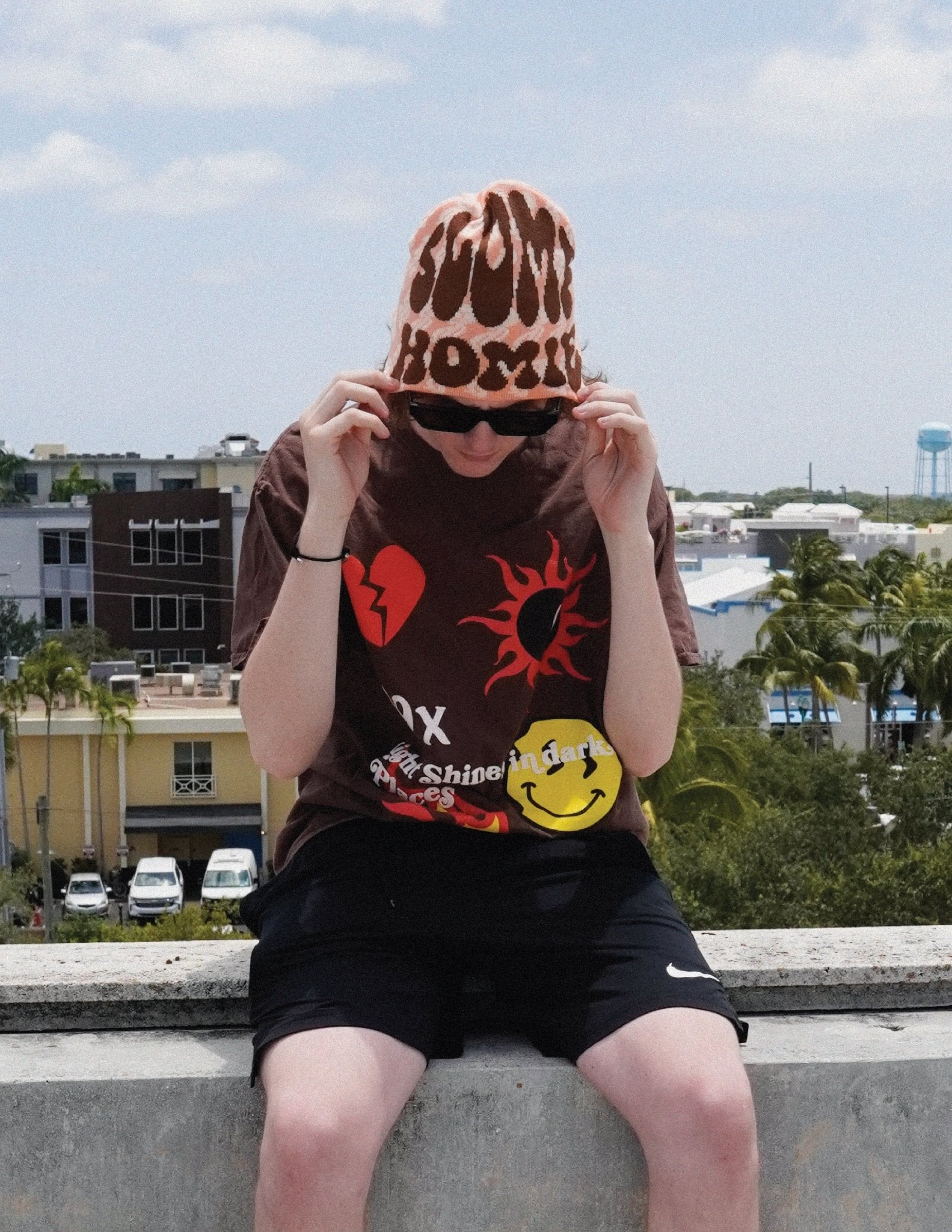 Peach Slump Homie Beanie